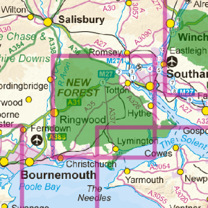 New Forest Map SplashMap- for your outdoor adventures