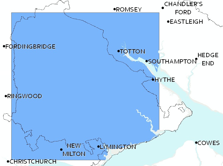 New Forest Map SplashMap- for your outdoor adventures