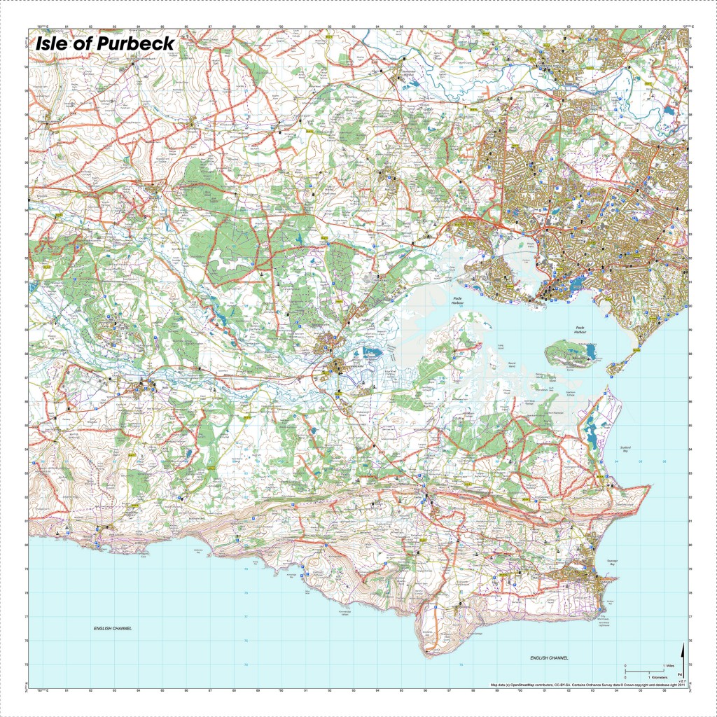 Isle of Purbeck - SplashMaps