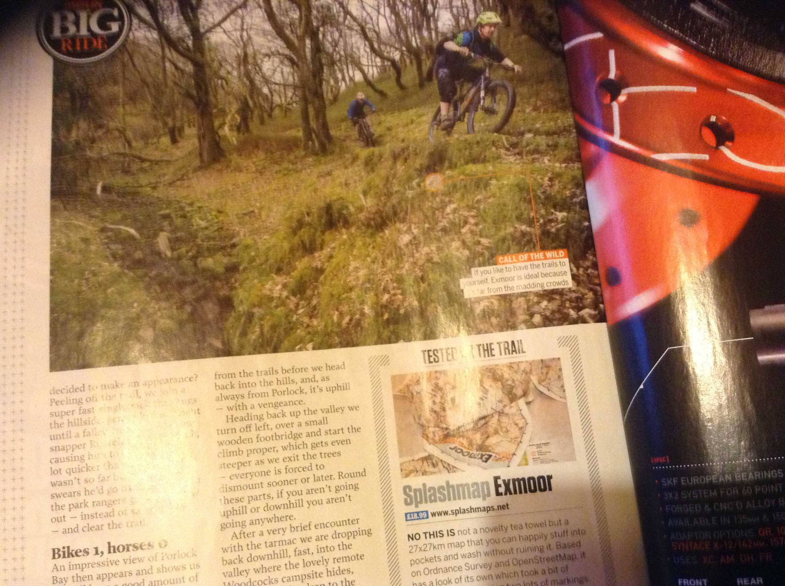 Exmoor SplashMaps launched and reviewed by MBUK! - SplashMaps