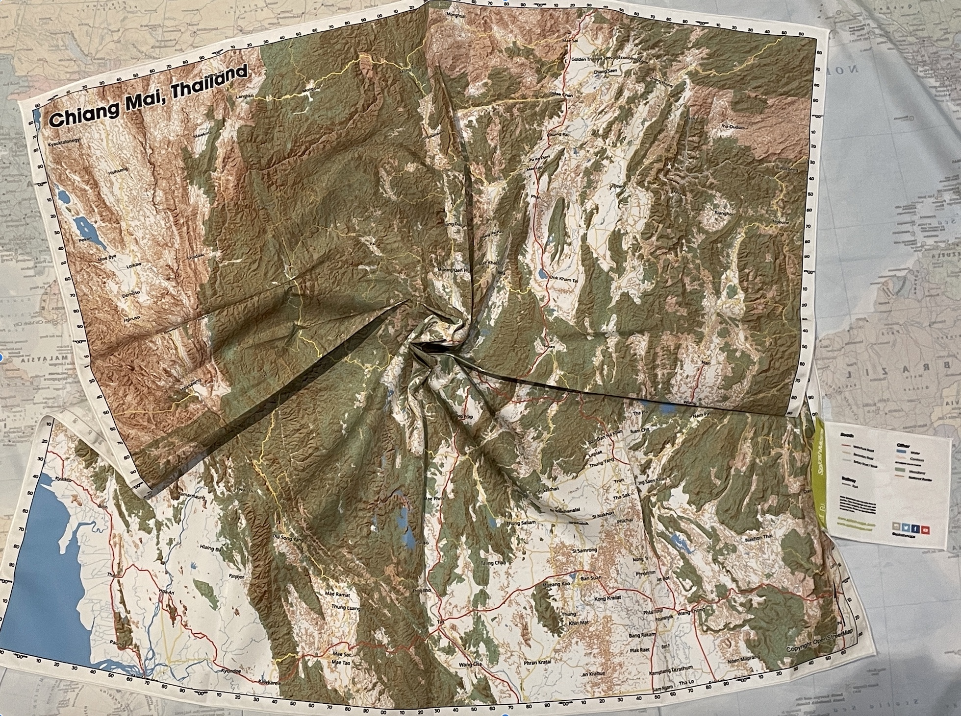Chiang Mai, Thailand Map
