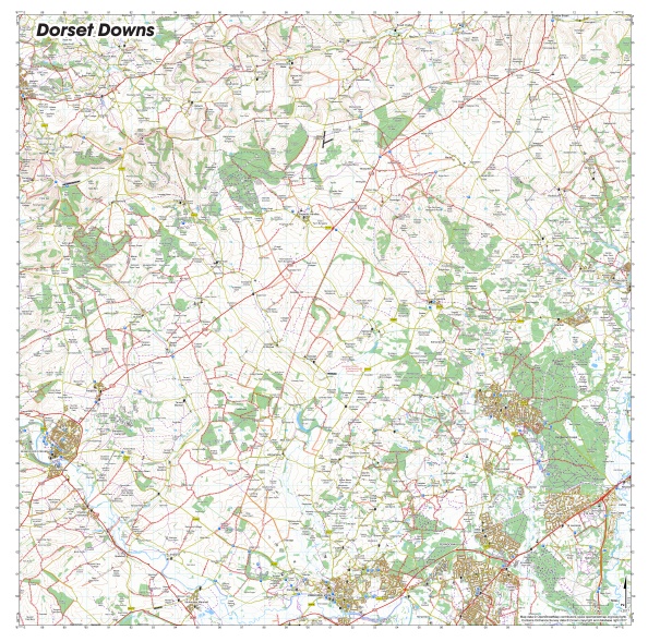 Map of Dorset Downs