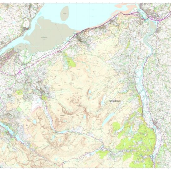 North Snowdonia Award Map