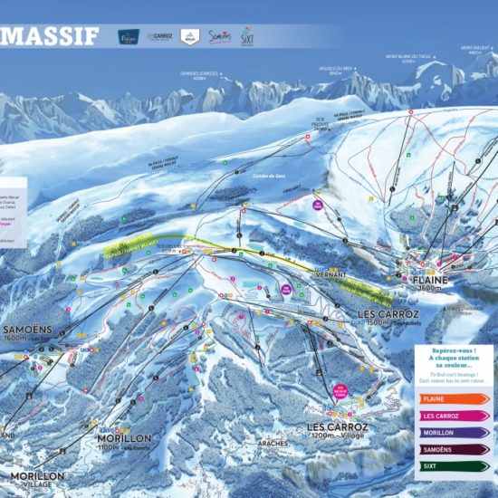 Ski Map - Grand Massif