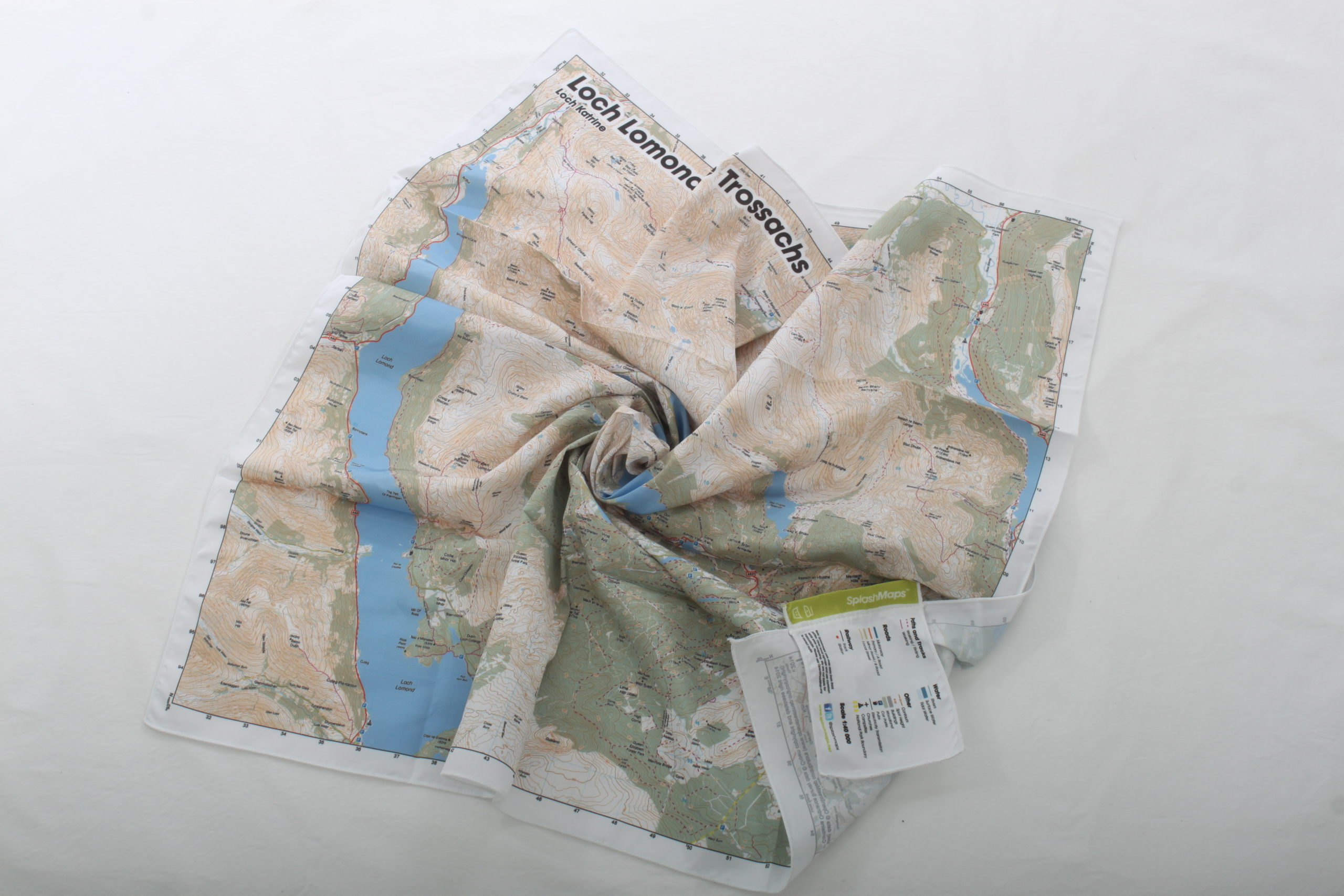 Loch Lomond and the Trossachs Map from SplashMap - SplashMaps