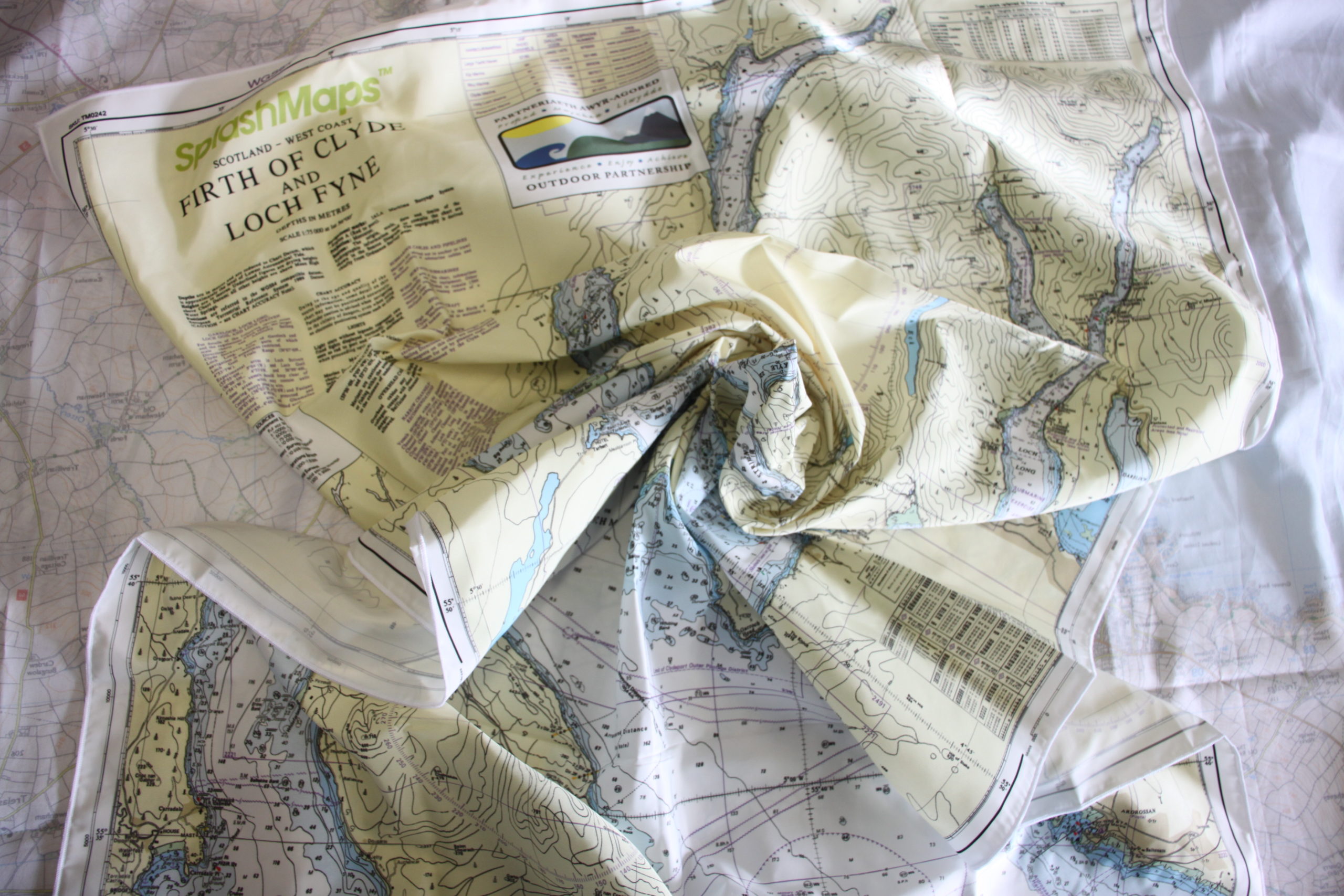 Scotland Firth of Clyde and Loch Fyne Chart from SplashMaps