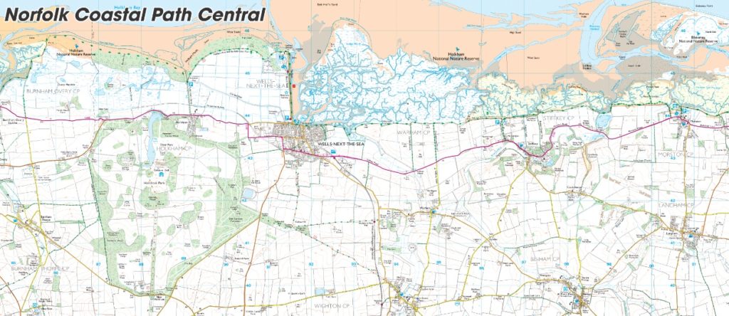 North Norfolk Coastal Path - 3 Maps