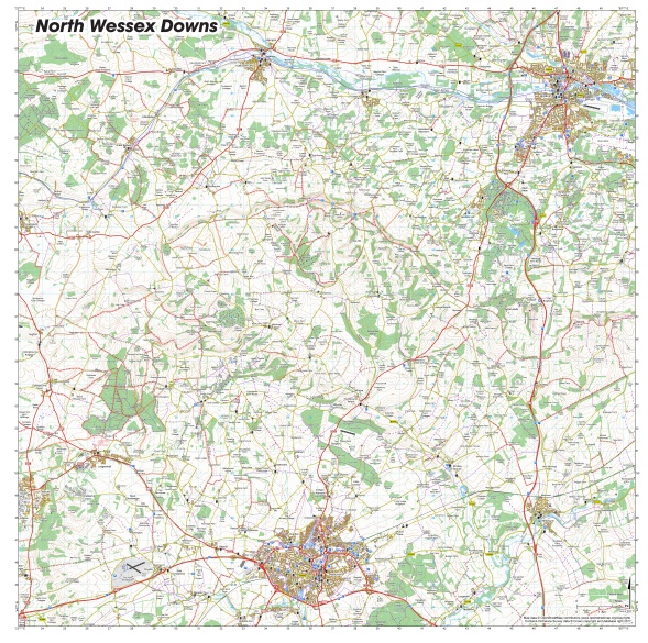North Wessex Downs Map