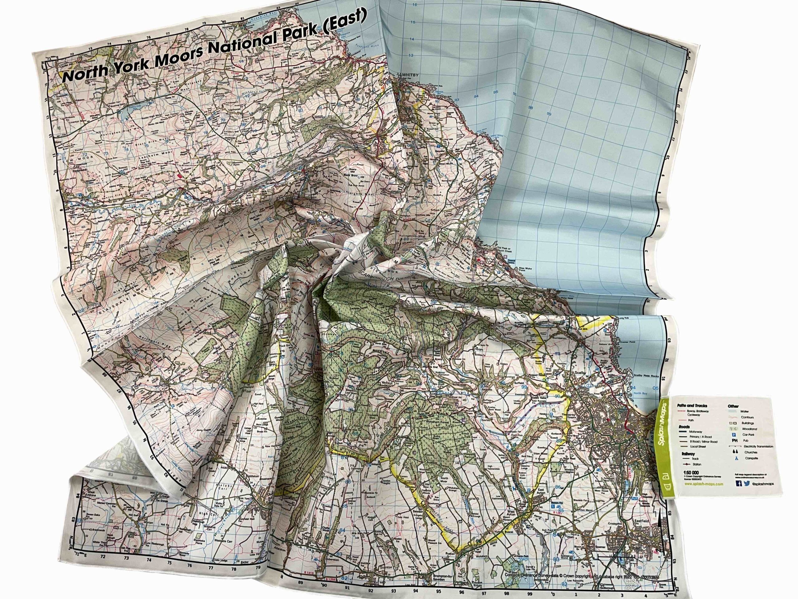 North York Moors Map from SplashMaps is in our Destination style