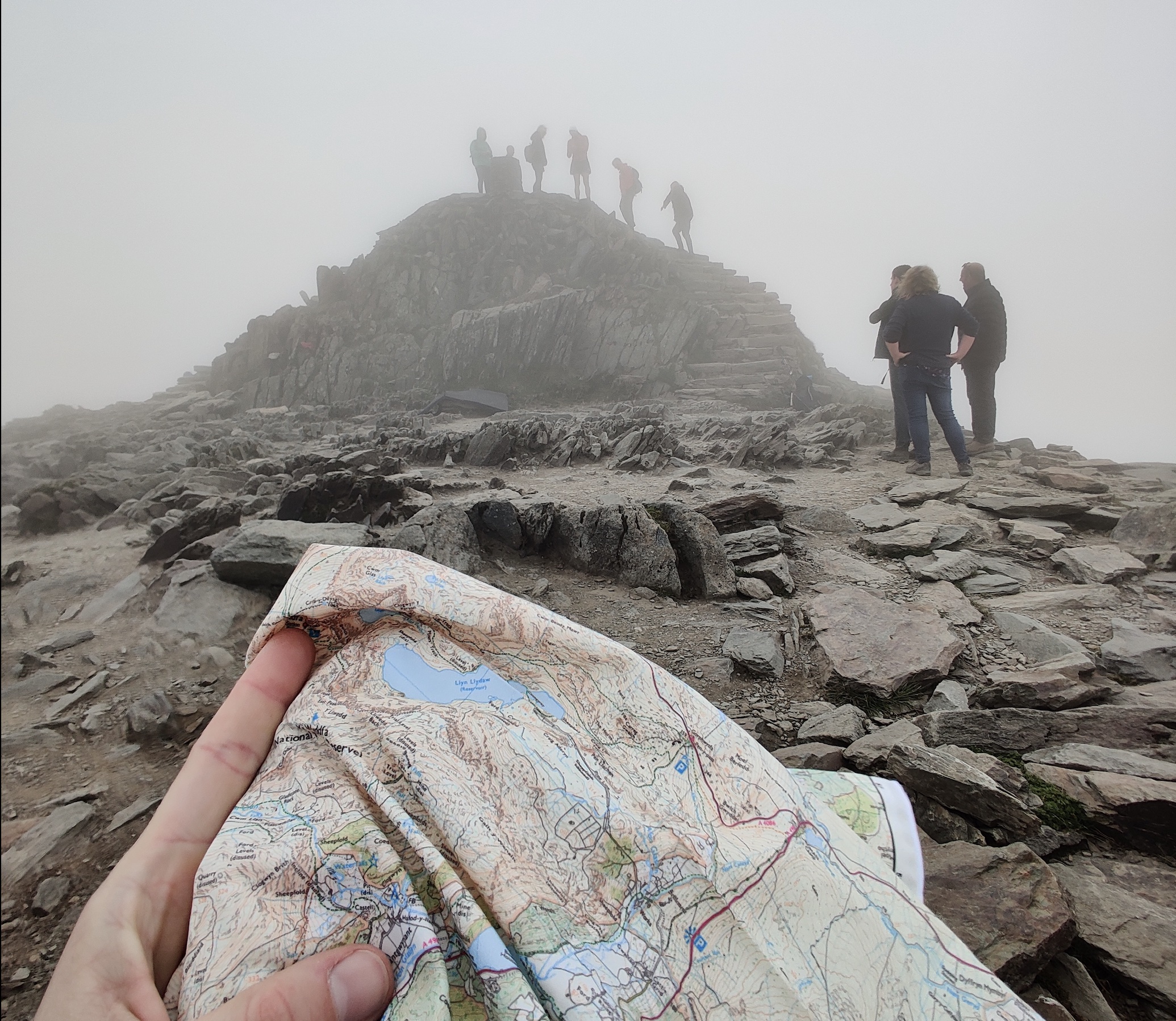 Yr Wyddfa/ Snowdon OS Map