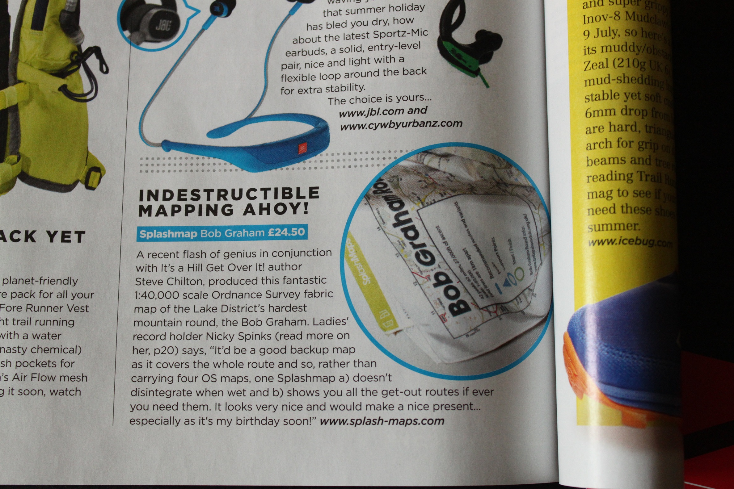 Top Runner Tests the Bob Graham Round Map | SplashMaps