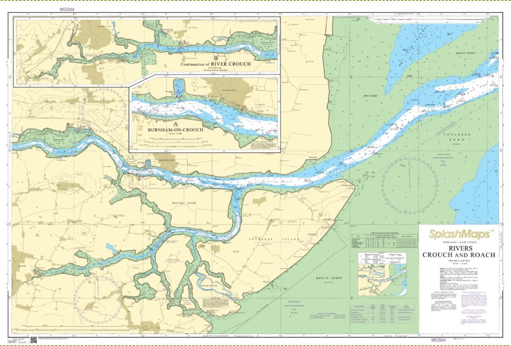 Rivers Crouch and Roach SplashMaps Chart