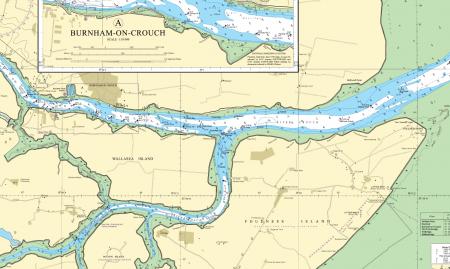 Rivers Crouch and Roach SplashMaps Chart