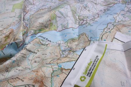 Patterdale Map - Ullswater, Thirlmere & Helvellyn Recycled OS Map