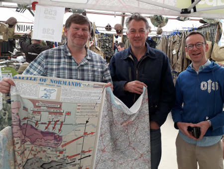 6 Armies in Normandy Map - WW2 Walking SplashMap