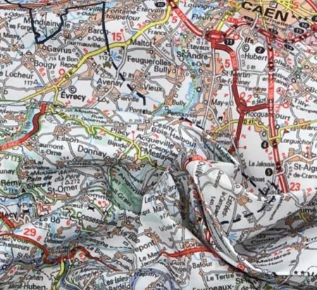6 Armies in Normandy Map - WW2 Walking SplashMap