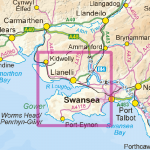 Gower Peninsula Map - SplashMaps Fabric OS Maps