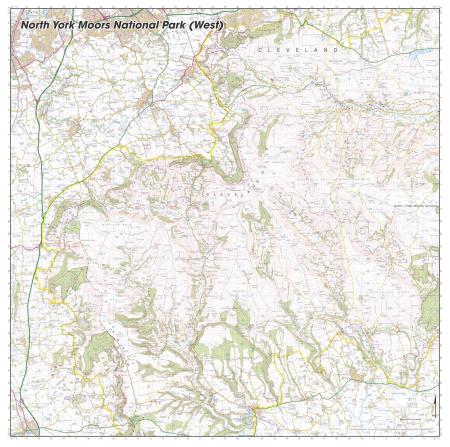 North York Moors Map from SplashMaps is in our Destination style