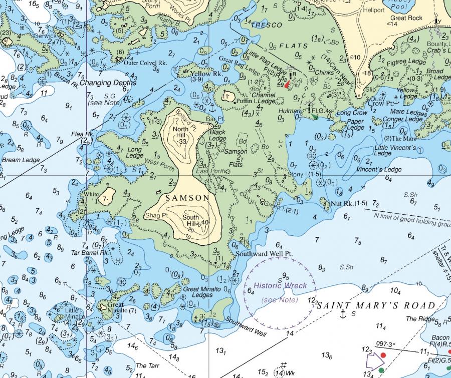 Isles of Scilly SplashMaps Chart