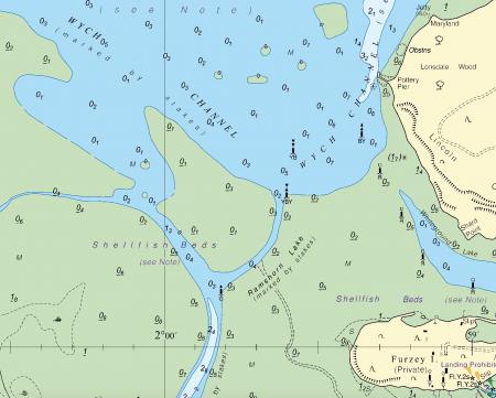 Poole Harbour and Approaches Sea Chart