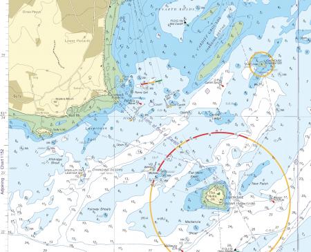 Severn Estuary Sea Chart