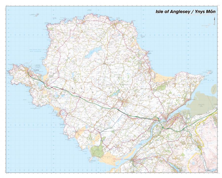 Isle of Anglesey Map from SplashMaps