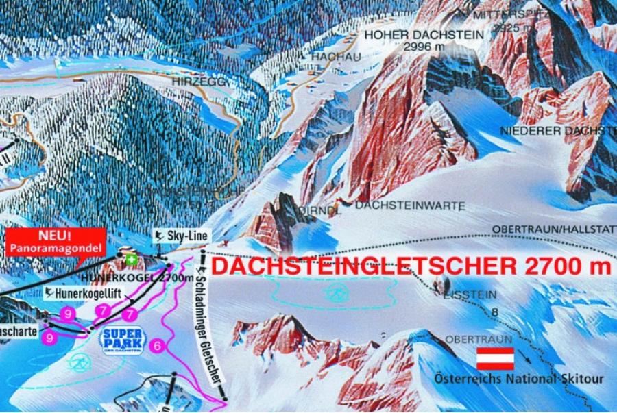 Ski Map - Austria - Schladming Dachstein