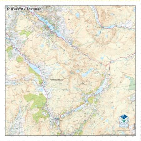 Yr Wyddfa/ Snowdon OS Map