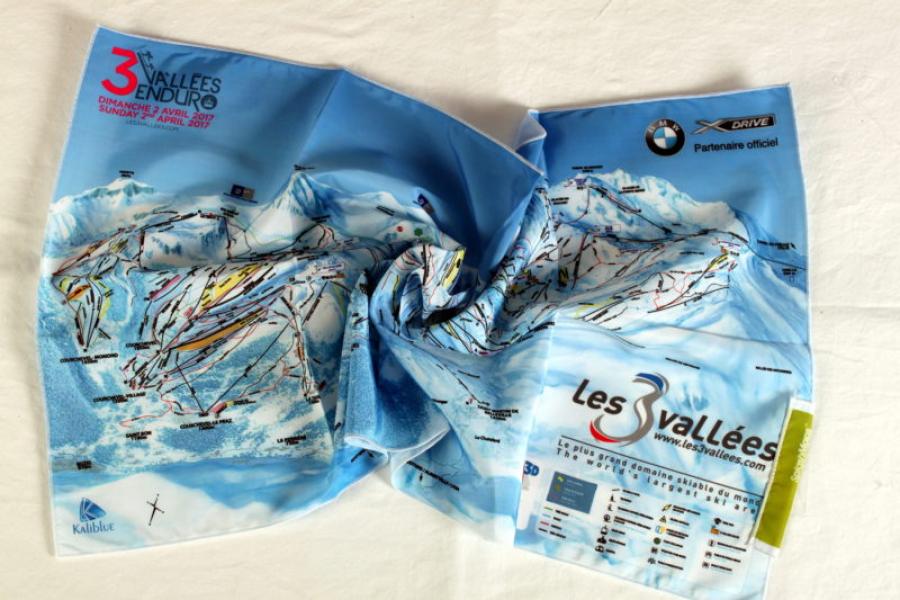 3 Valleys Piste Ski Map | Buy Online from SplashMaps